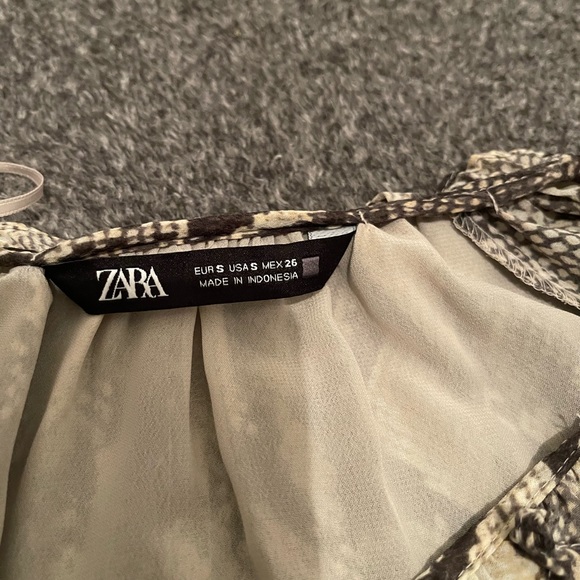 Zara | Dresses | Zara Snake Dress | Poshmark